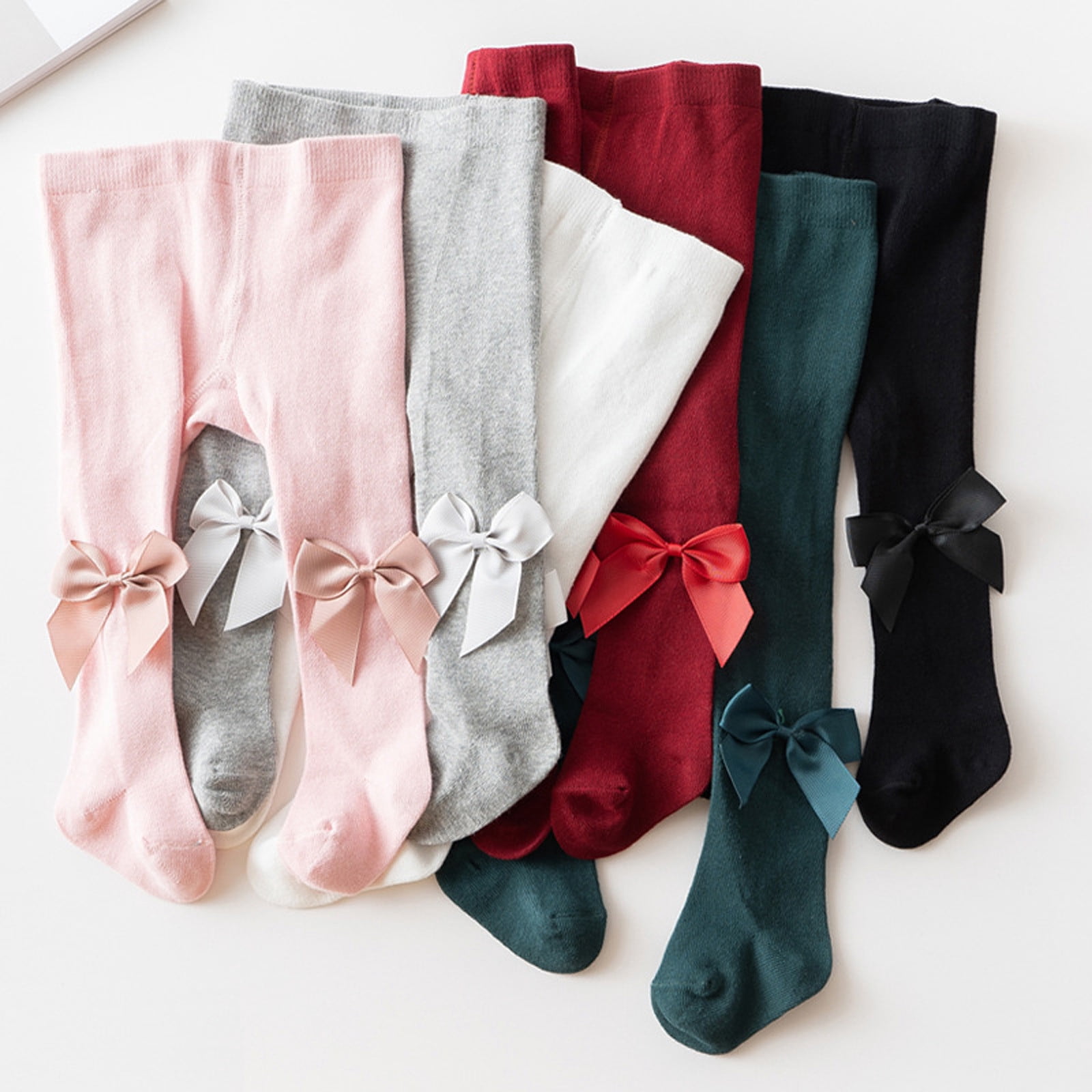 Avtoify Bow Detail Combed Cotton Baby Pantyhose Trouser Summer Girls ...