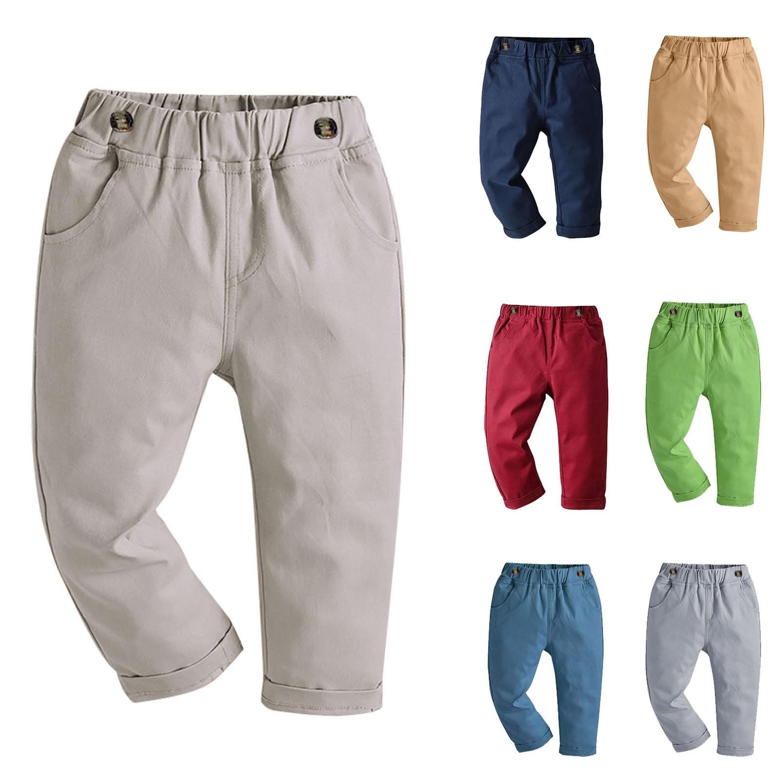 Avtoify Boys Pants Causal, Boys Sweatpants Dressy, Toddler Big Boys ...