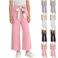 Avtoify Elastic Waist Thin Breath Fabric Casual Pants for Kids Summer ...