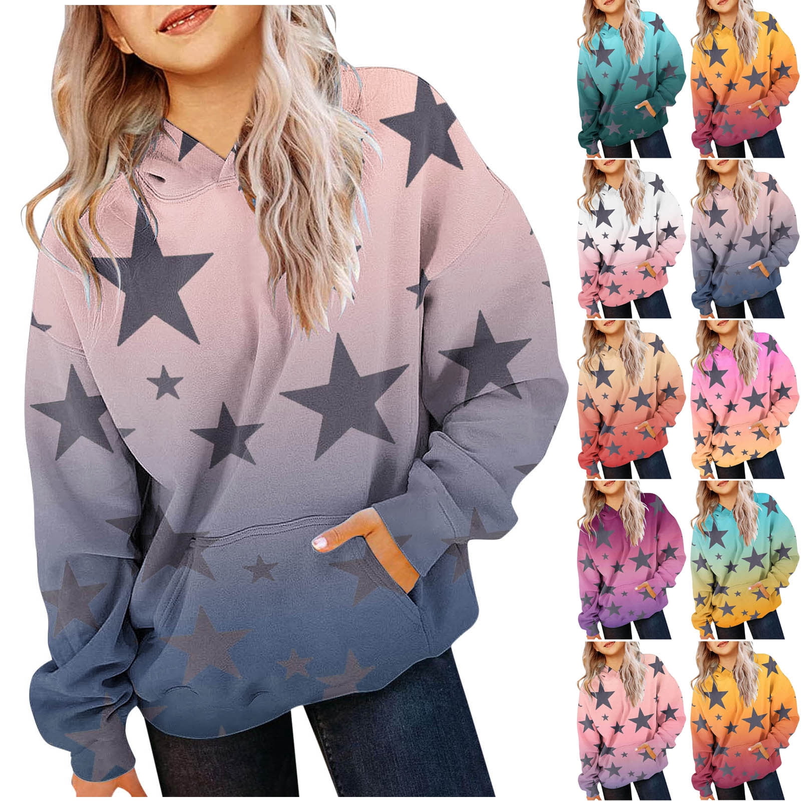 Avtoify Fall Girls Short Sleeve Blouses Print 4-14 Long Sleeve Round ...