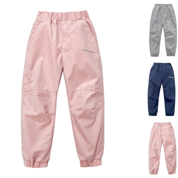 Avtoify Fleece Windproof Warm Ski Trouser Summer Pants for Girls Boys ...