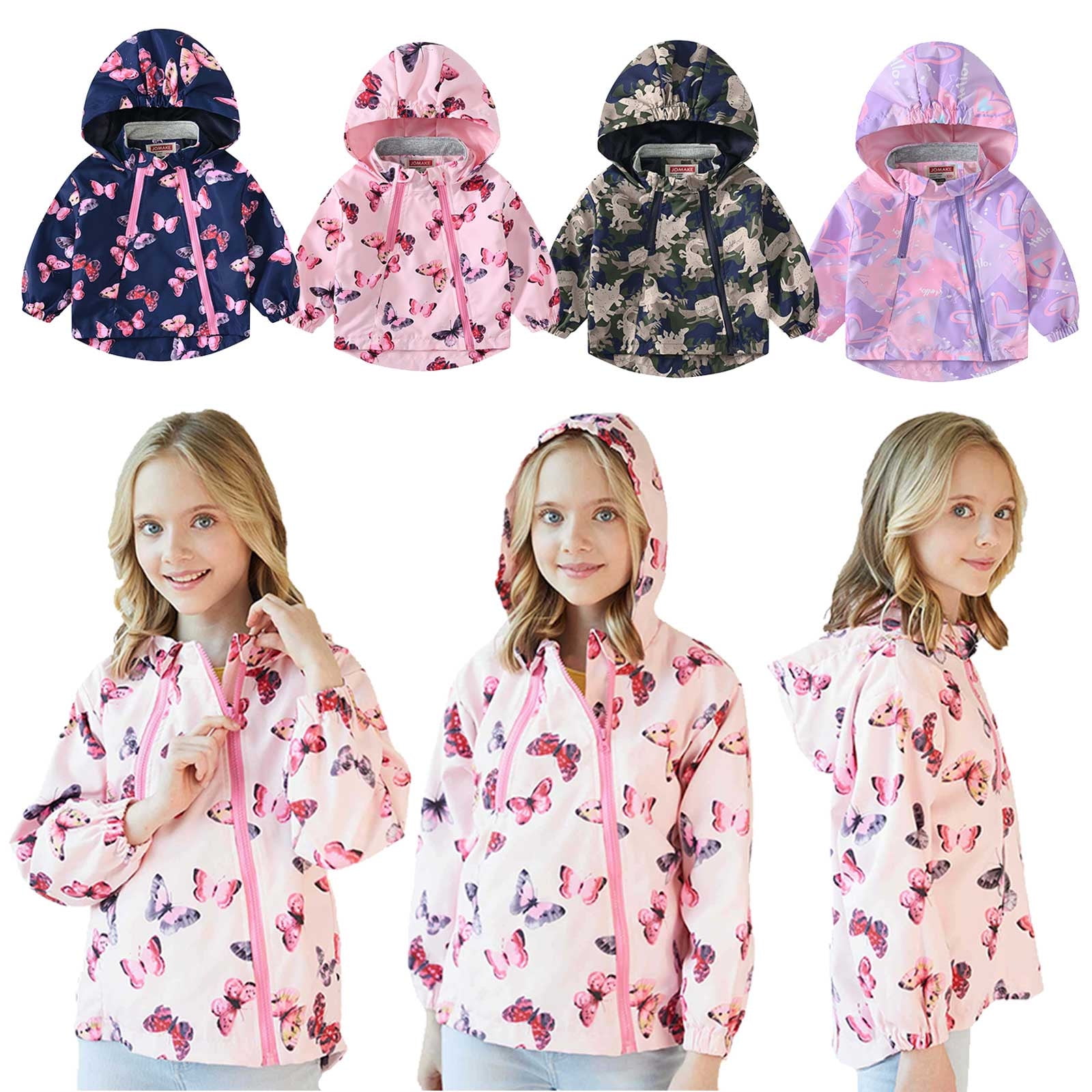 Avtoify Girls Hoodies Casual, Girls Fall Jacket Lightweight Leisure ...
