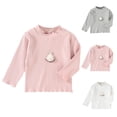 Avtoify Girls Lace Long Sleeve Solid Color Base Shirt Girls Long Sleeve ...
