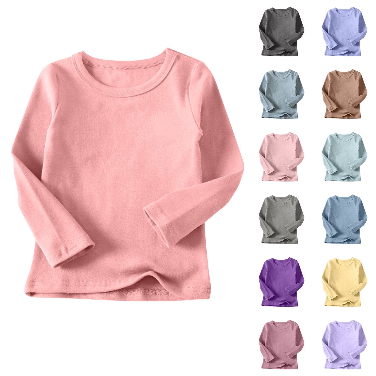 Avtoify Girls Long Sleeve Shirts Casual, Toddler Girls Fall Clothes ...