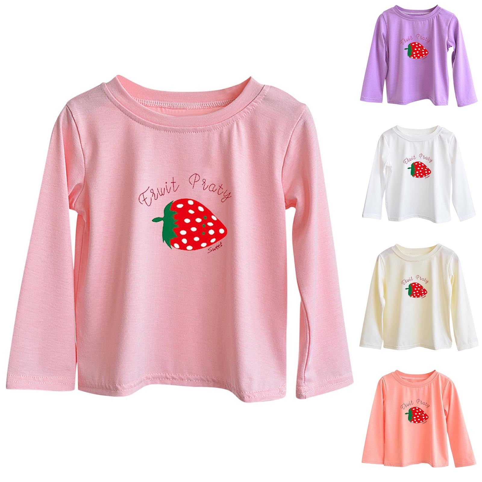 Avtoify Girls Long Sleeve Shirts Casual, Toddler Girls Fall Clothes ...