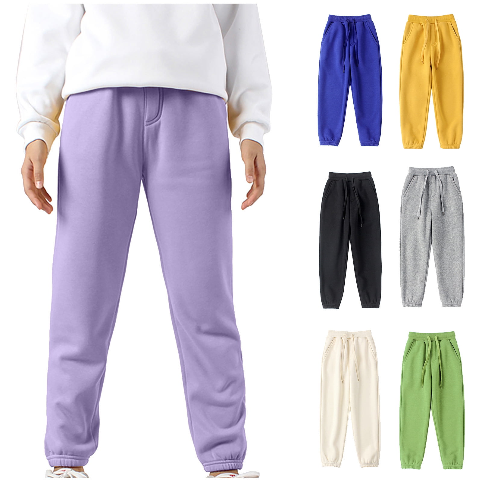 Avtoify Girls Pants Causal, Girls Sweatpants Dressy, Toddler Boys and ...