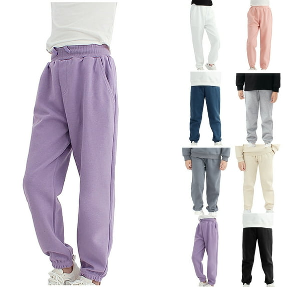 Avtoify Girls Pants Causal, Girls Sweatpants Dressy, Toddler Boys and ...
