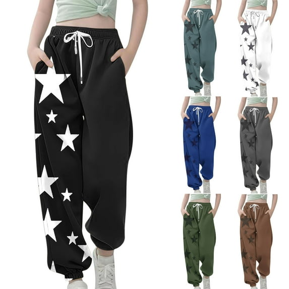 Avtoify Girls Pants Causal, Girls Sweatpants Plus Size, Children's ...