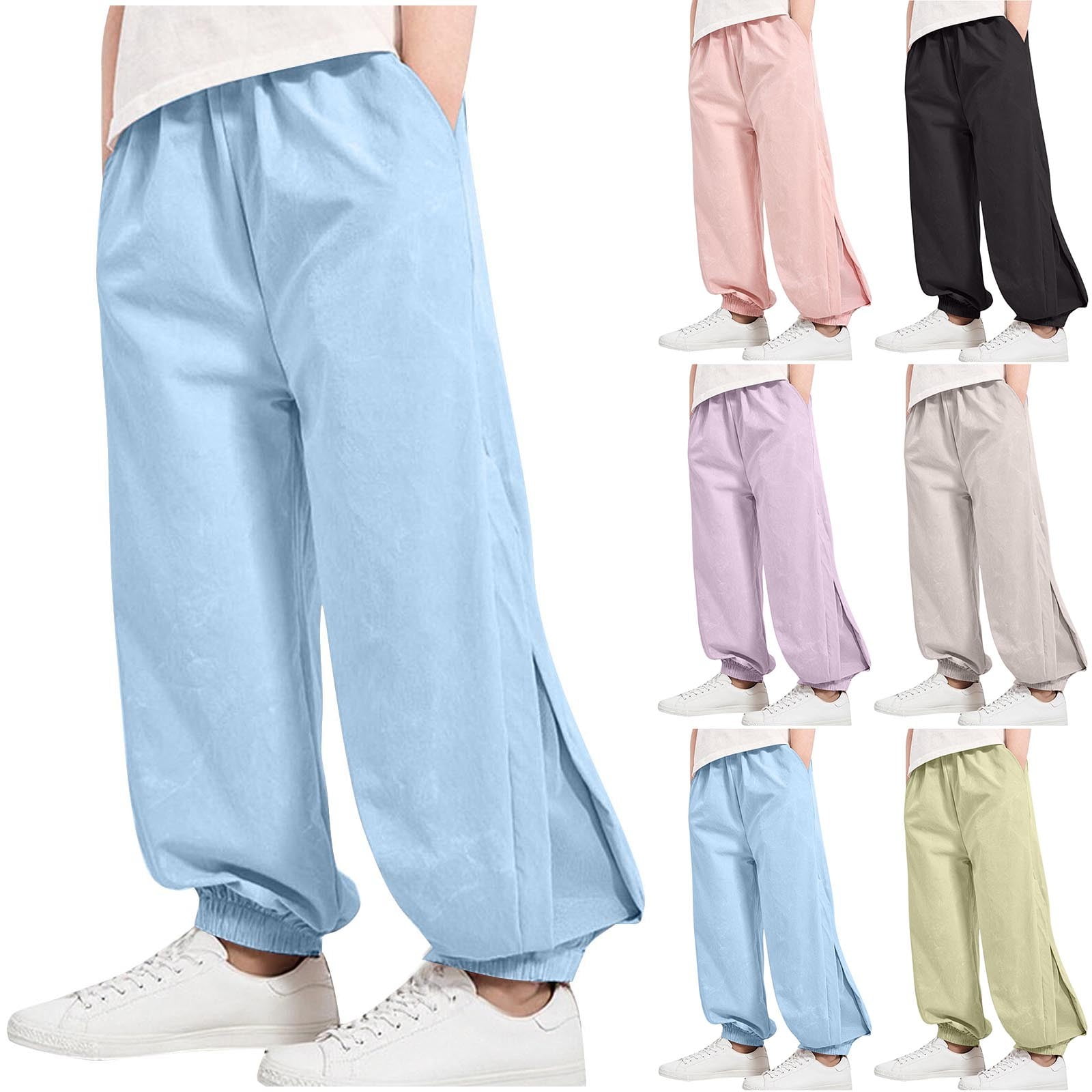 Avtoify Girls Pants Causal, Girls Sweatpants Plus Size, Children's ...