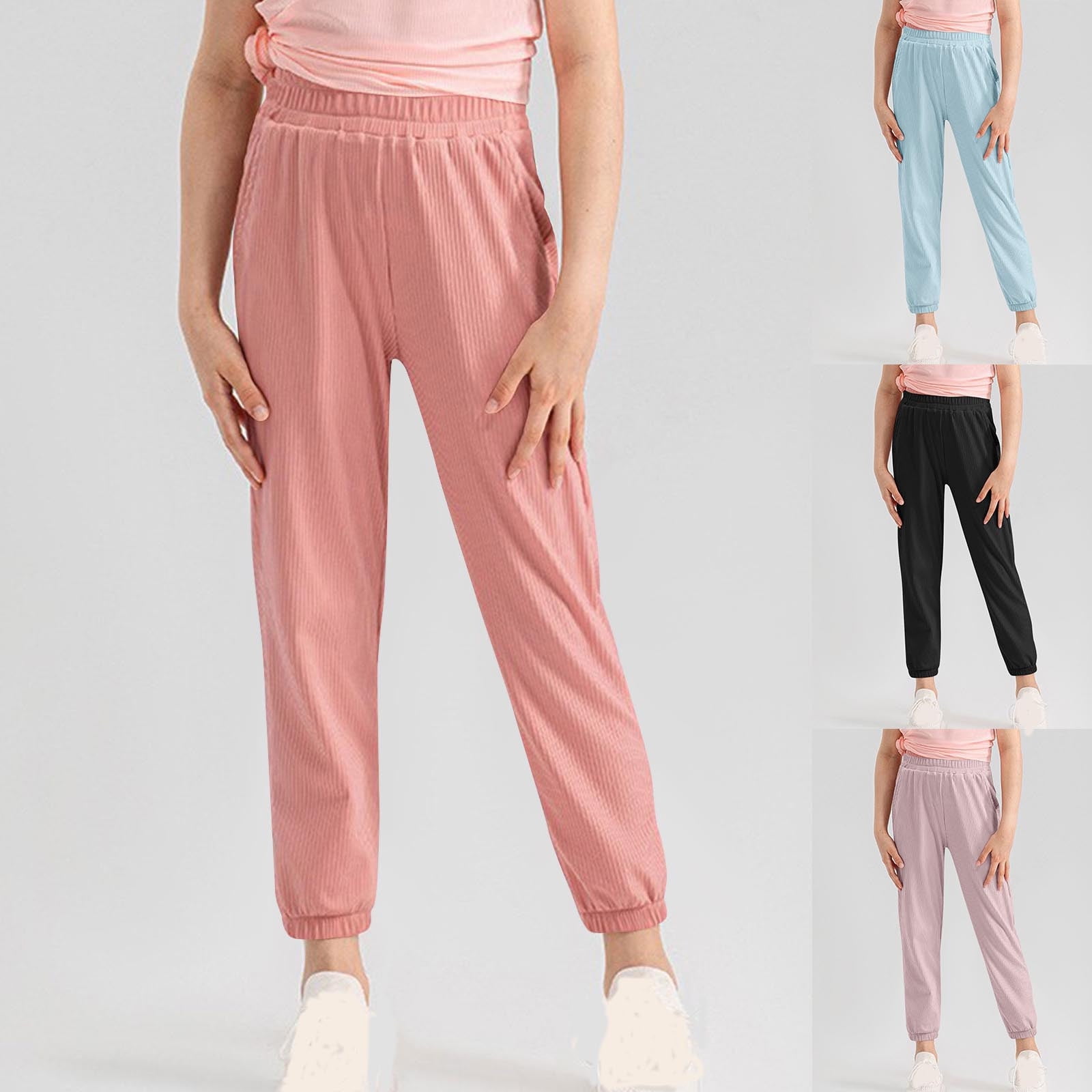 Avtoify High Waist Breath Ankle Trouser Summer Girls Casual Pants ...