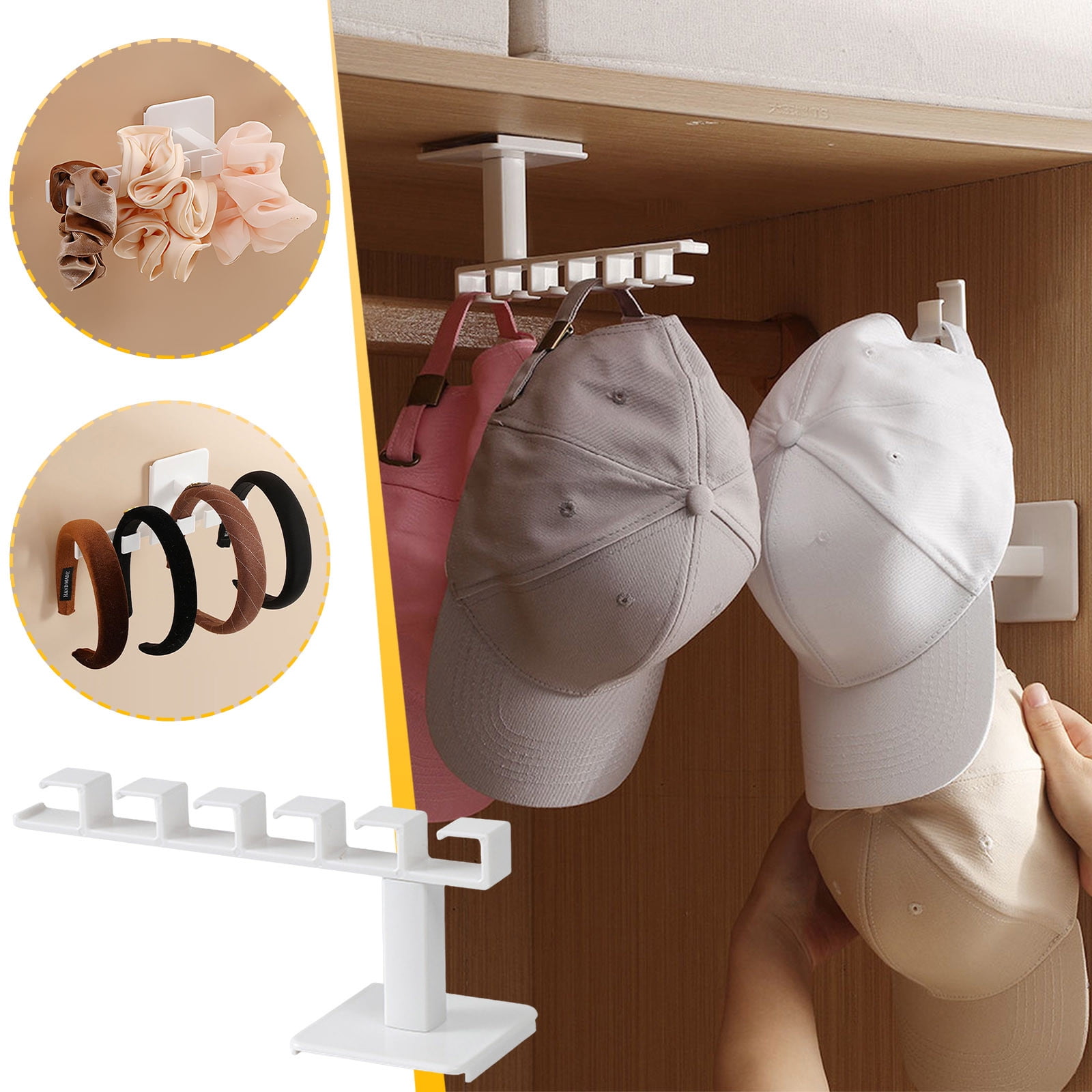 Avtoify Household Non Perforated L-shaped Storage Hook - Walmart.com