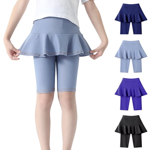 Avtoify Imitation Denim Skirted Soft Elastic Fabric Leggings Pants for ...
