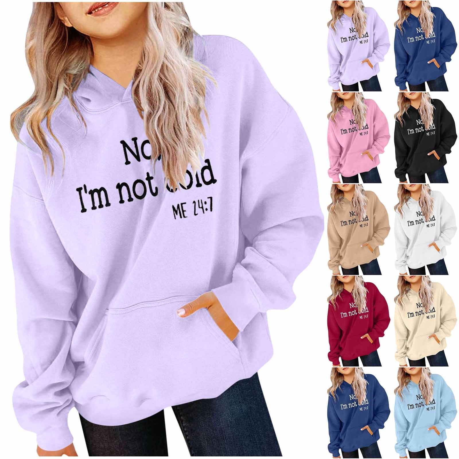 Avtoify Kids Fashion Casual Loose Print Long Sleeve Hooded top Girls ...
