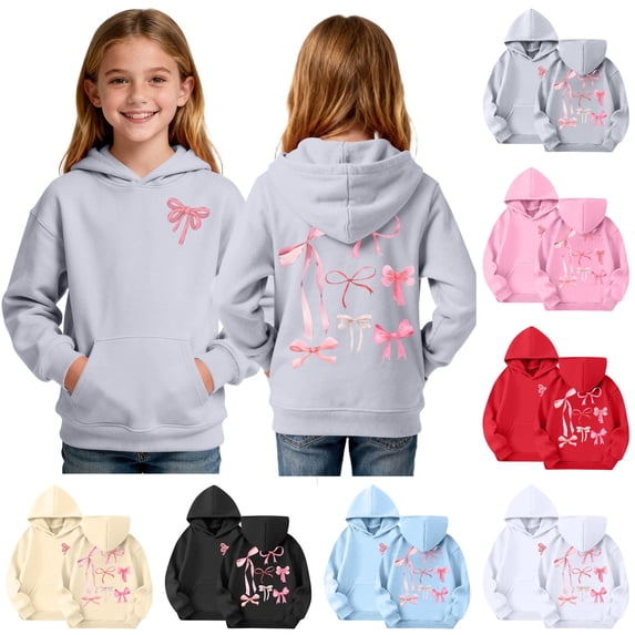 Avtoify Kids Solid Color Long Sleeve Casual Sports Hoodie Hooded top ...