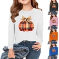 Avtoify Kids Thanksgiving Long Sleeve Print Shirts Crew Neck Dressy ...