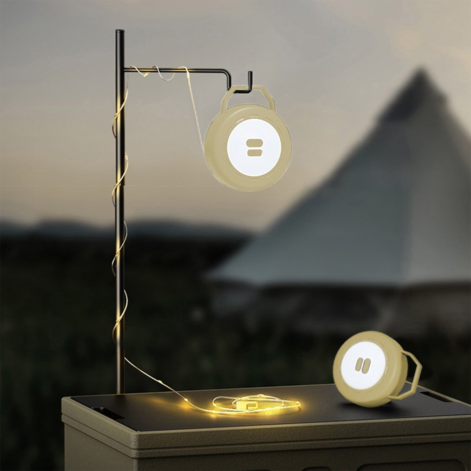 Avtoify Outdoor Garden Lights, Camping Light LED Tape Measure Light ...