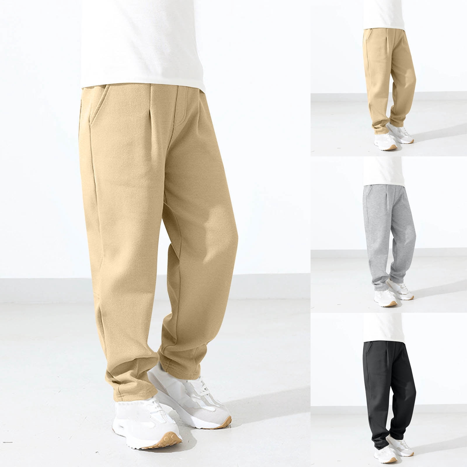 Avtoify Pocket Loose Workwear Trousers Summer Pants for Girls Made with ...
