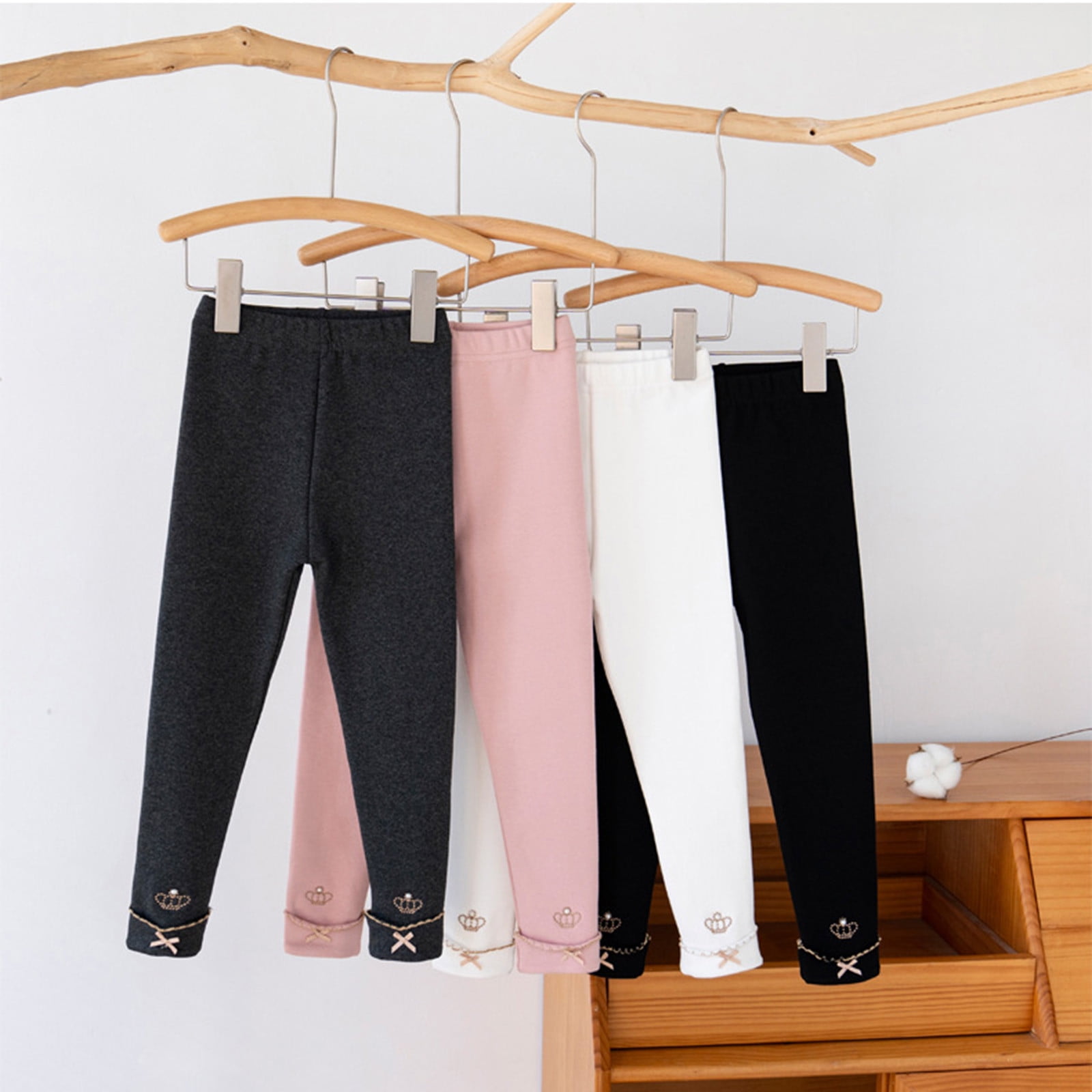 Avtoify Soft Breathable High Elastic Fabric Leggings Pants for Toddler ...