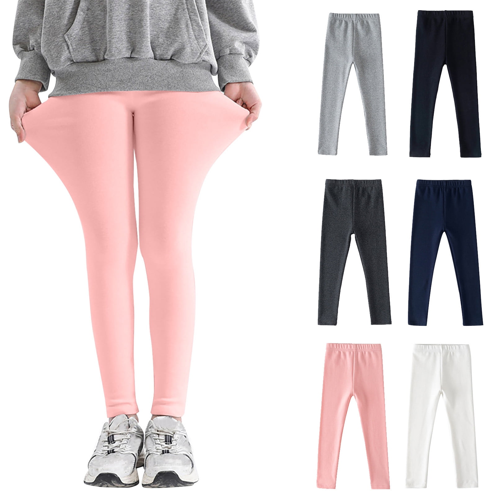 Avtoify Soft Breathable High Elastic Fabric Leggings Pants for Toddler ...
