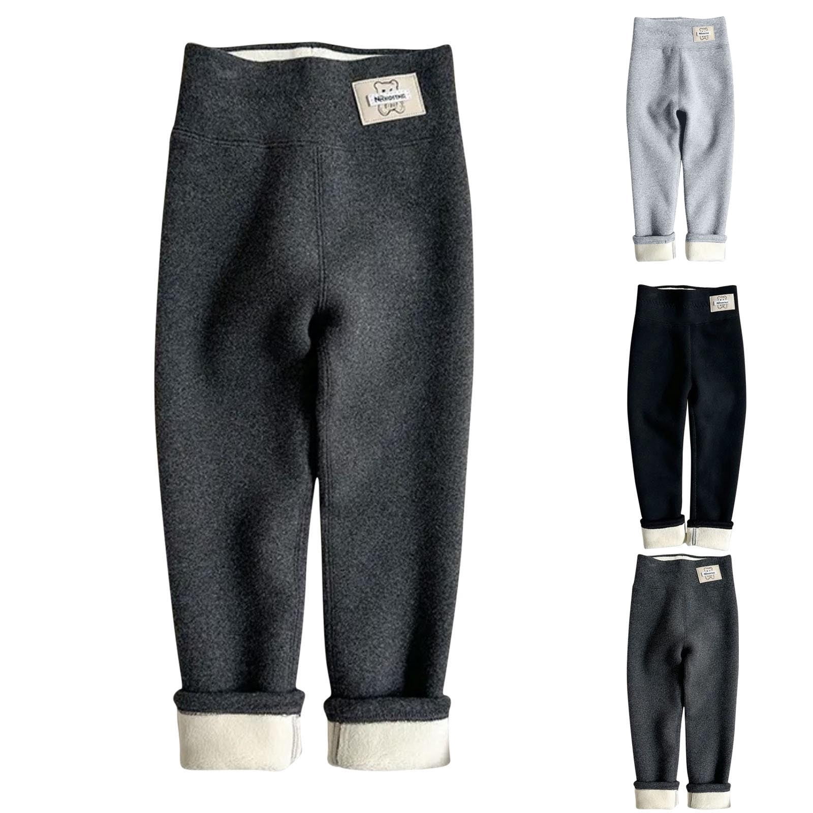 Avtoify Solid Warm Outer Layer Legging Trouser Summer Girls Pants Works ...
