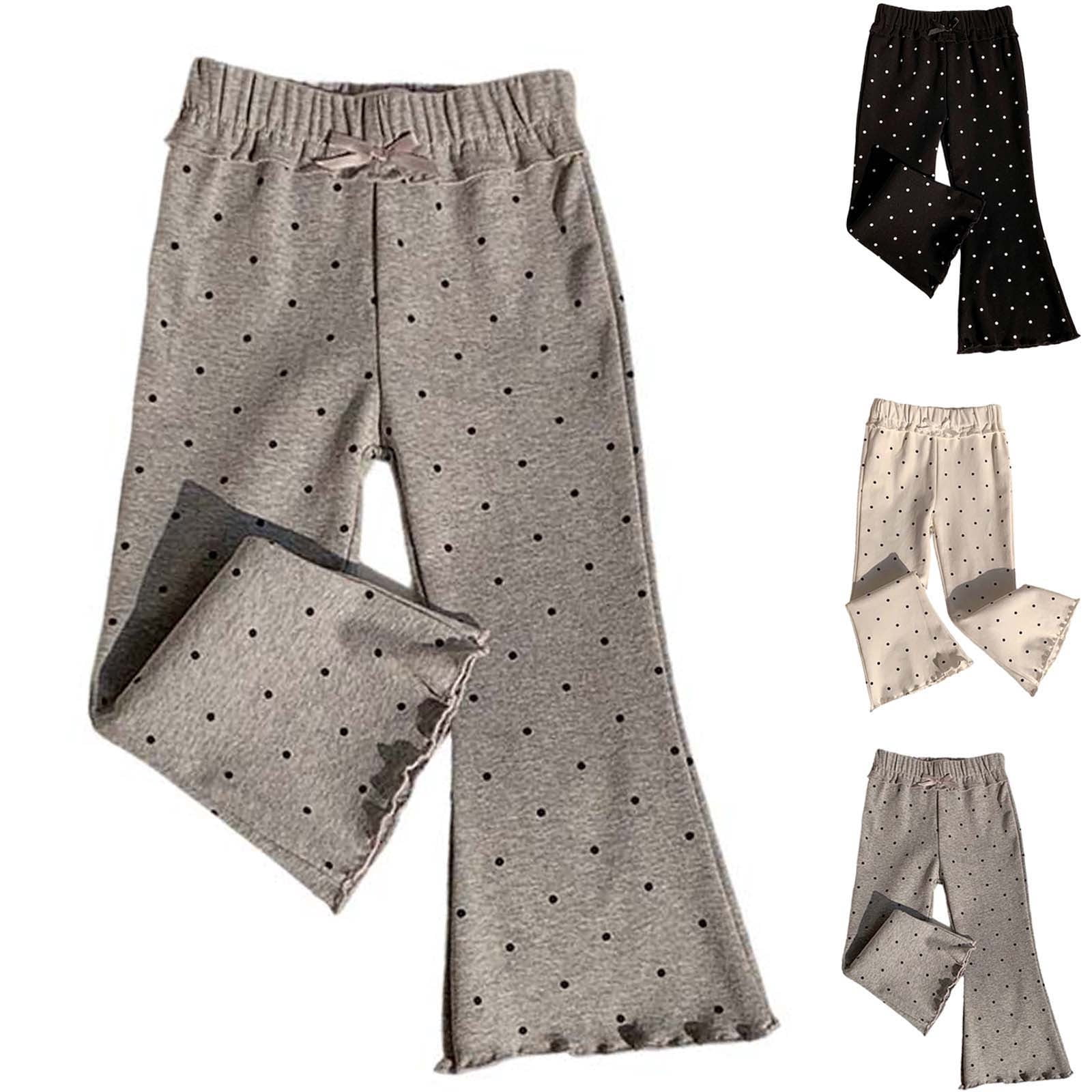Avtoify Solid Wide Leg Fashion Casual Trouser Summer Girls Casual Pants ...
