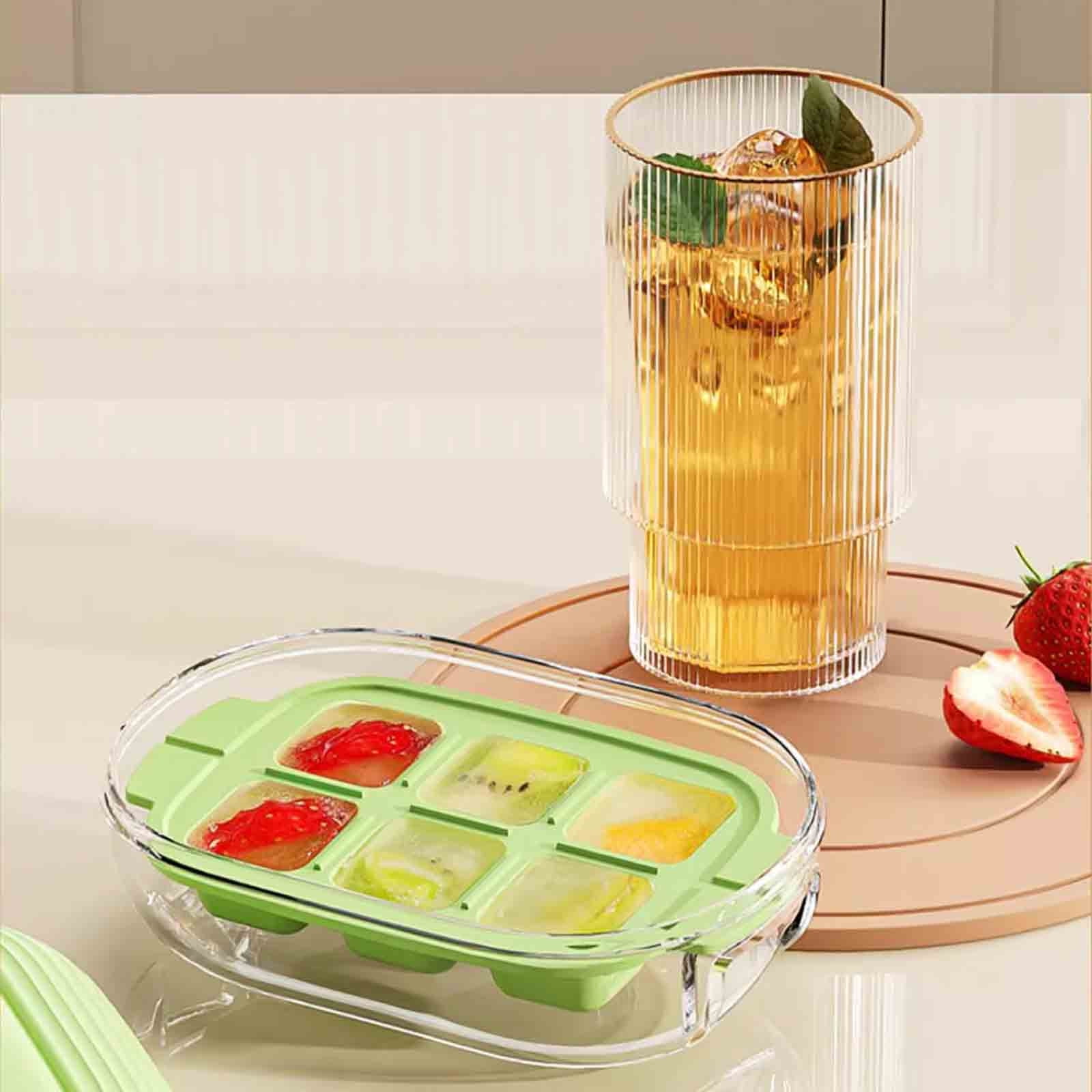 PRETXORVE Summer , Ice Cube Tray Food Grade Mini Press Small Ice Ice ...
