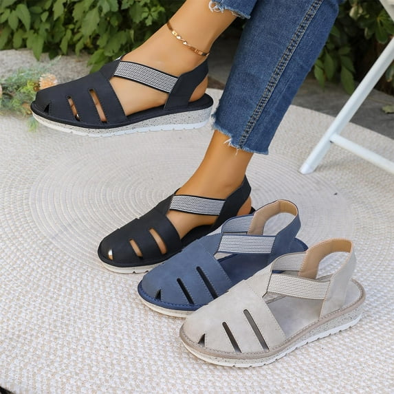 Avtoify Summer Flats Shoes Women Fashionable Casual Versatile ...