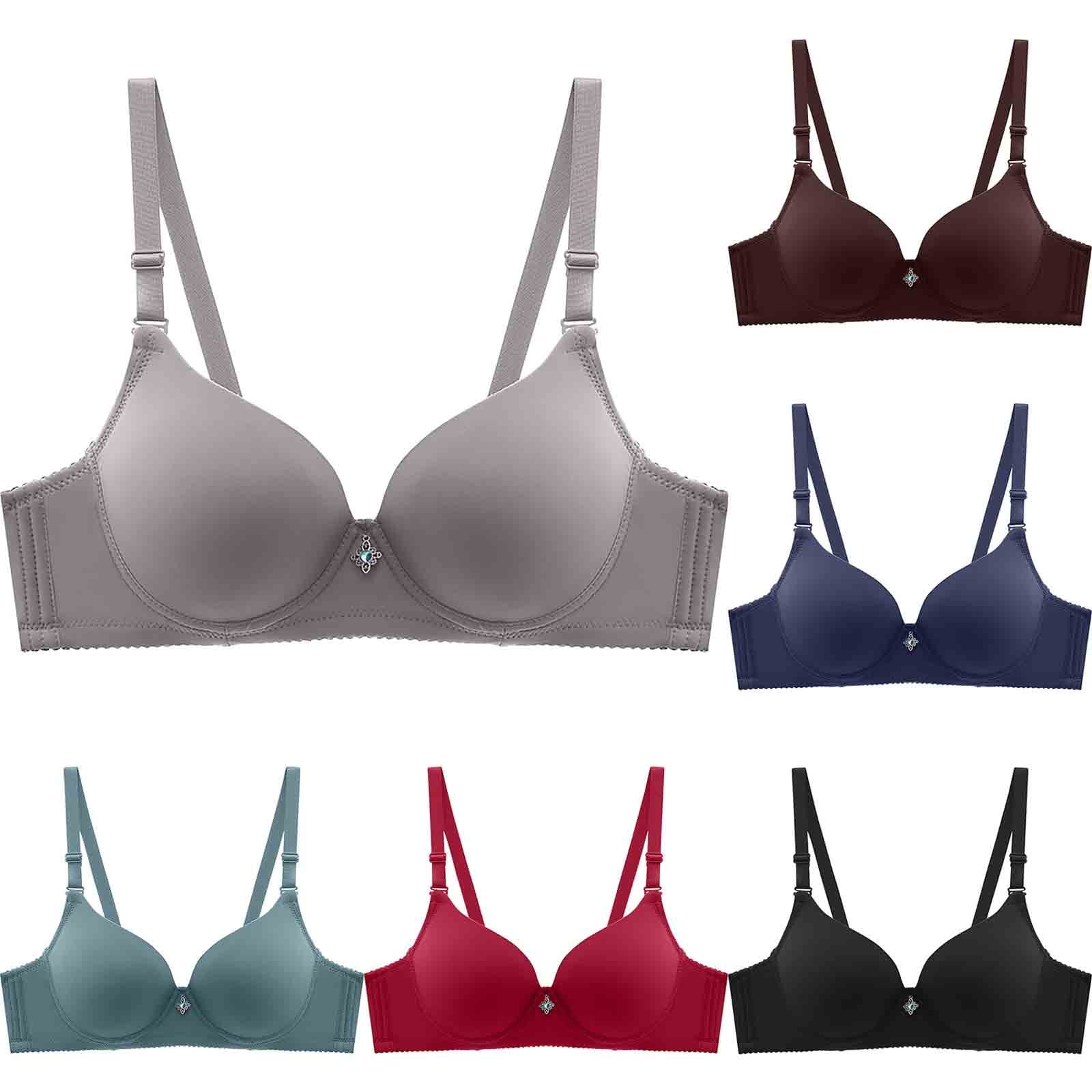 Avtoify Womens Daily Adjustable Gathered Thin Summer Bras for Women Bra ...