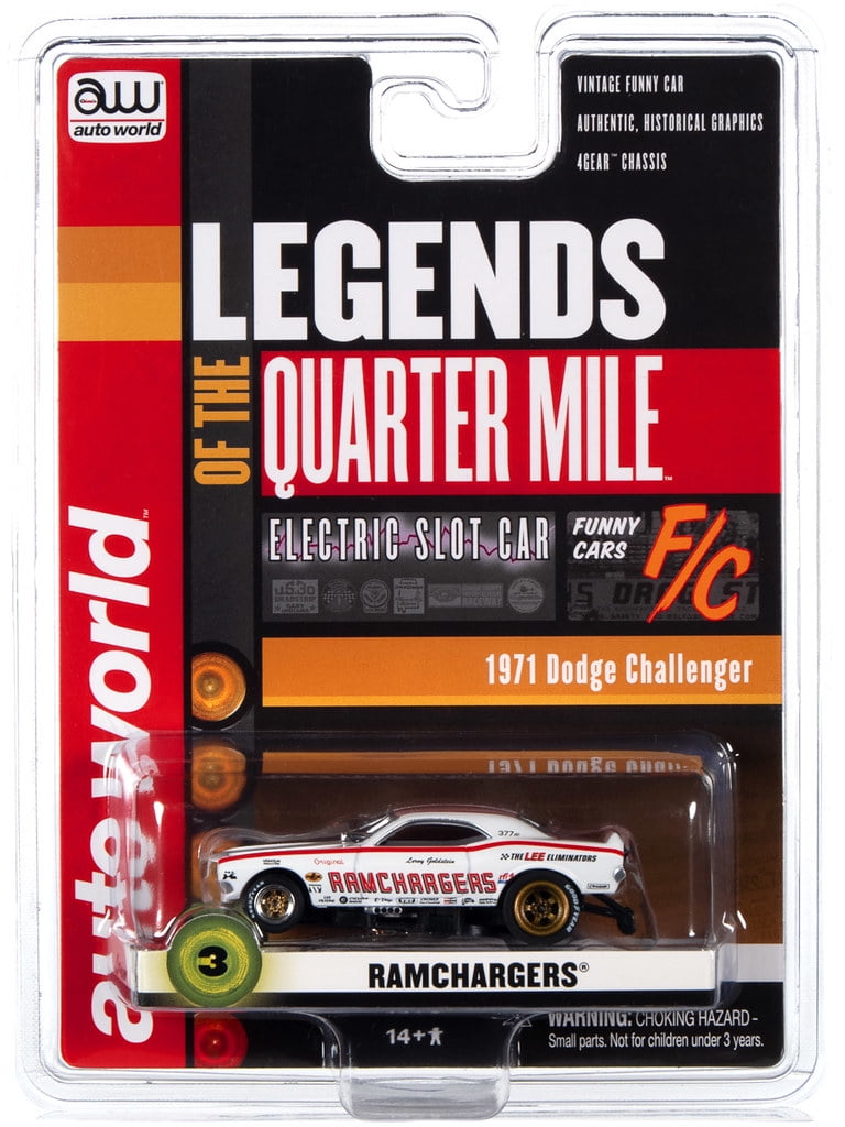 Aw Legends Sc356 R25 Slot Car 1971 Dodge Challenger Ramchargers ...