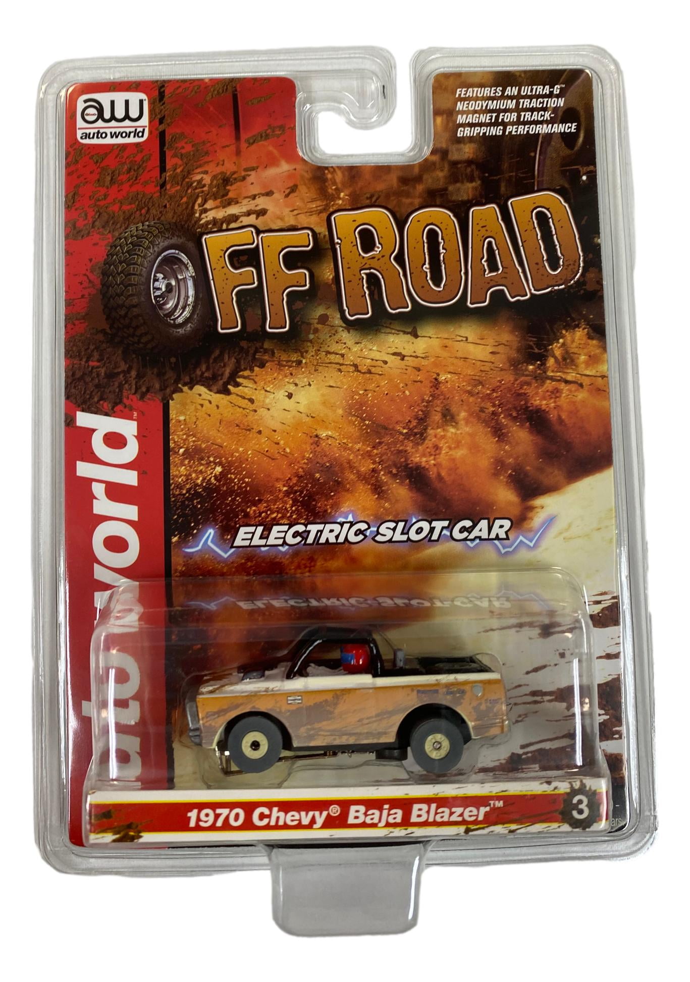 Aw Off Road Sc375 R1 Slot Car 1970 Chevy Baja Blazer Peach - Walmart.com