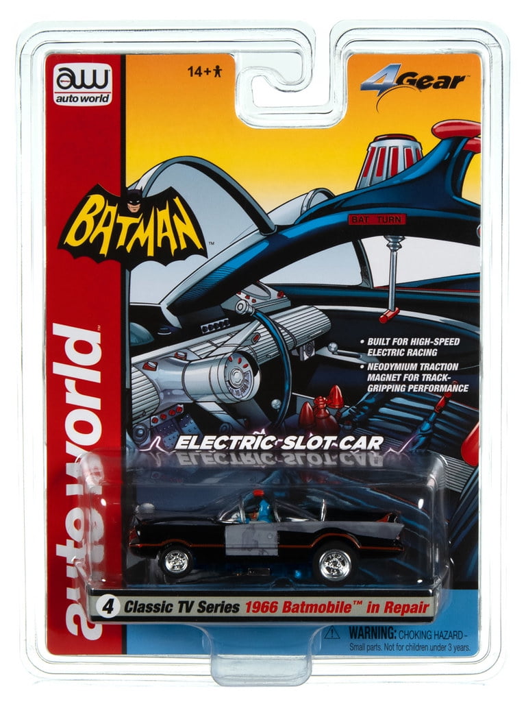 Aw Sc395 R1 Slot Car Classic Tv Series 1966 Batmobile Black Repair ...