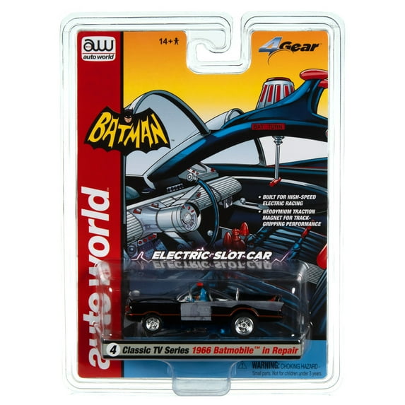 Aw Sc395 R1 Slot Car Classic Tv Series 1966 Batmobile Black Repair ...