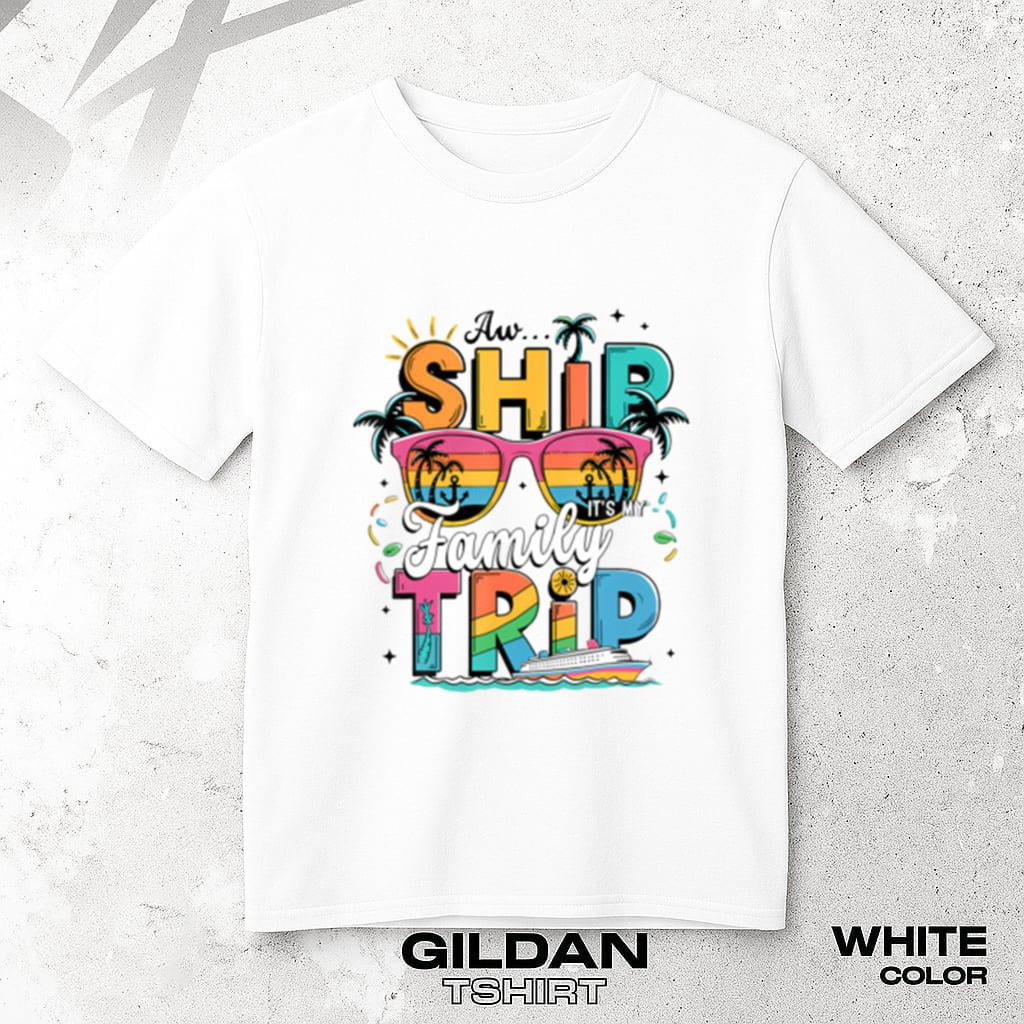 Aw Ship Funny Family Trip 2025 Cruise Adventure Travel Matching Group Unisex T-Shirt, up to size ...