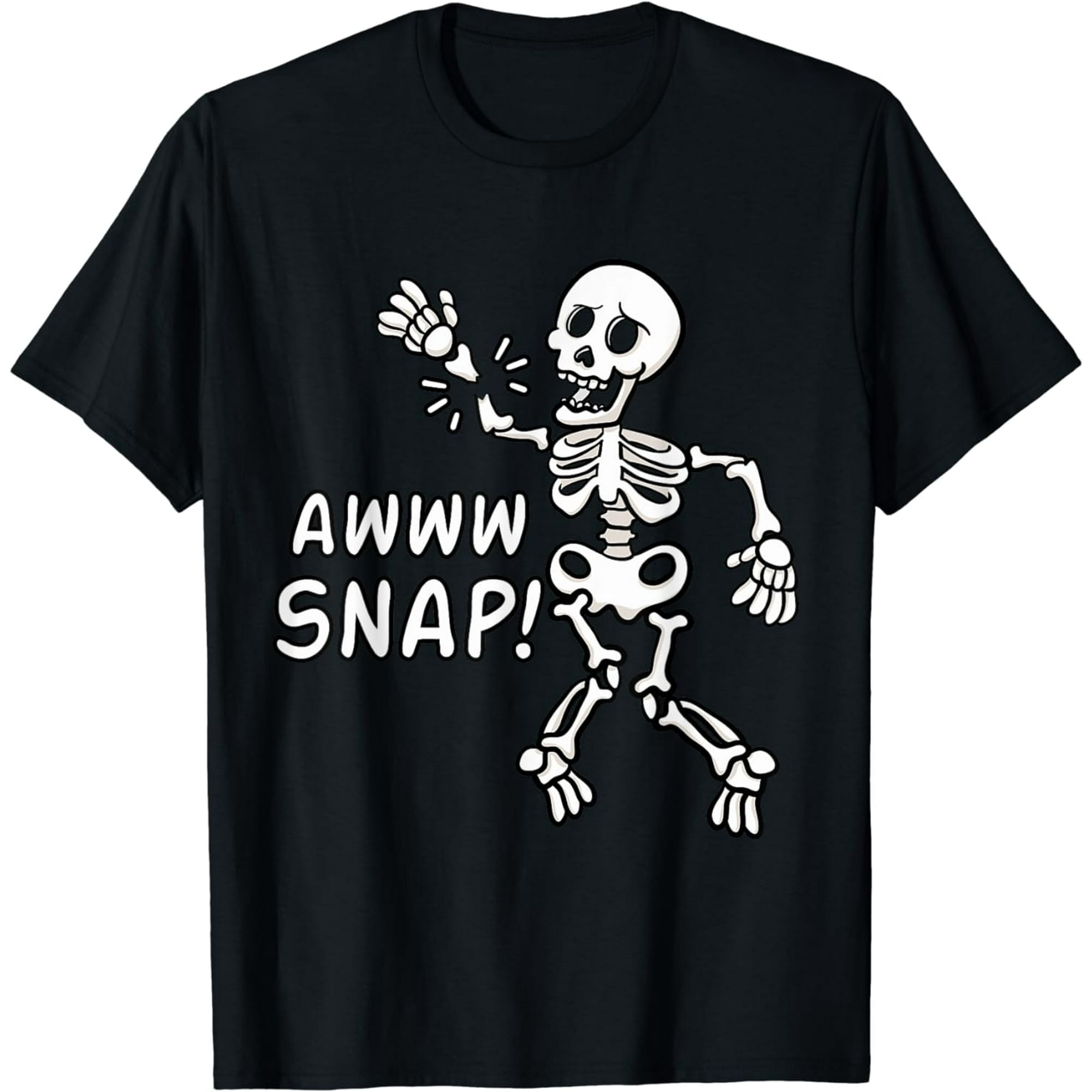 Aw Snap Broken Arm Skeleton Injury Wrist Surgery Recovery T-Shirt ...