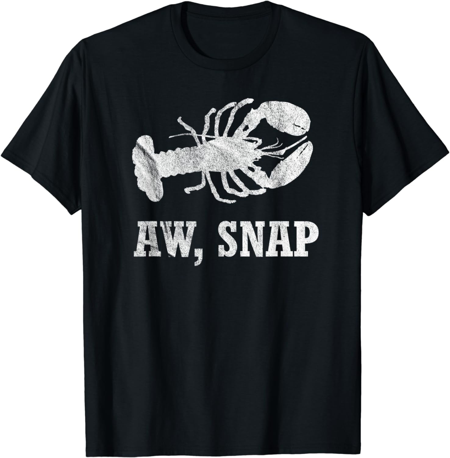 Aw Snap Funny Lobster Pun Novelty Graphic T-Shirt - Walmart.com