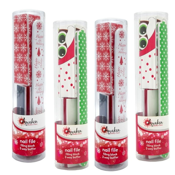 Awaken By Quality Choice Assorted Holiday Nail Care Stocking Stuffer ...