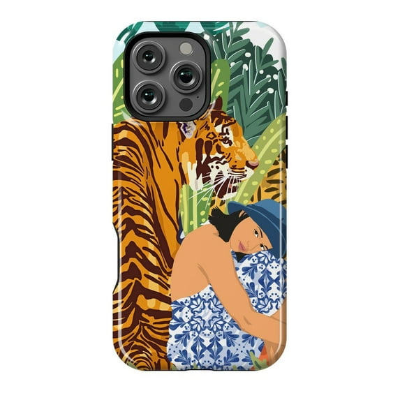 Awaken the Tiger Bold Wildlife Art iPhone Case 17 16 15 14 13 12 11 Pro ...