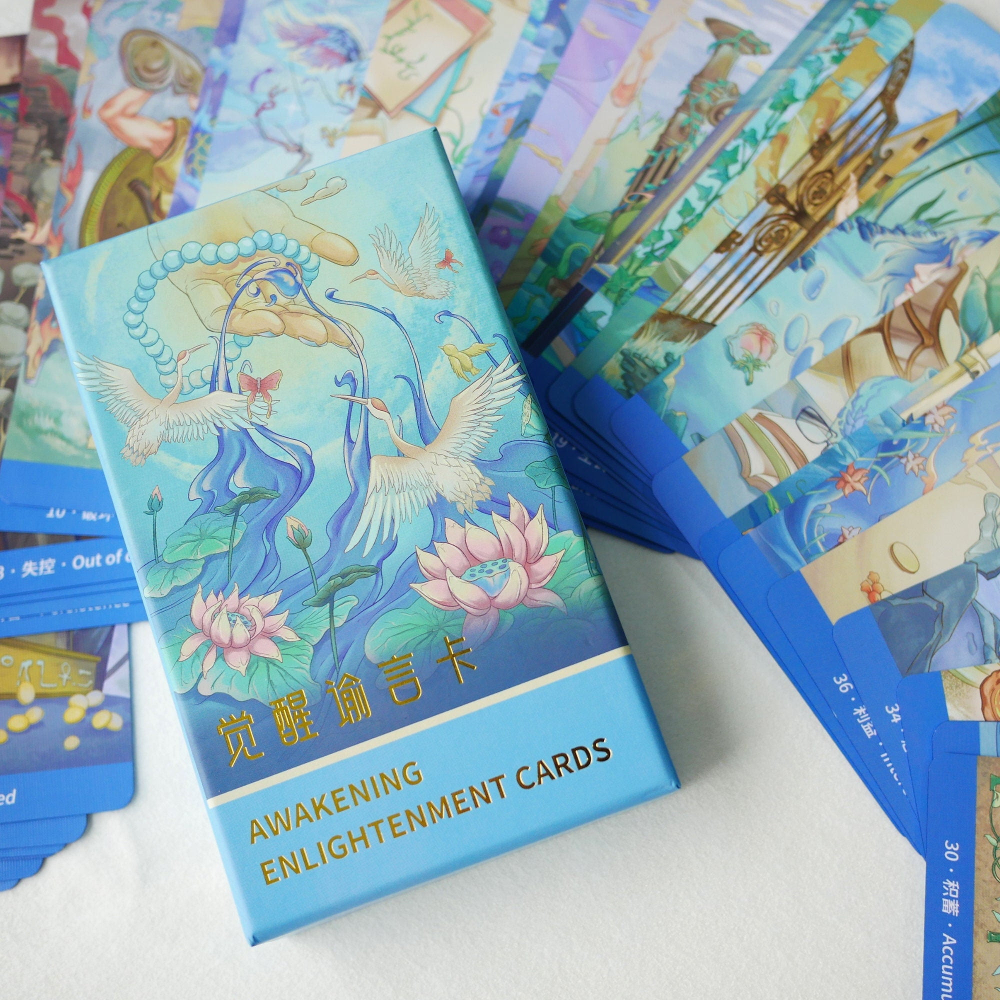 Awakening Enlightenment Cards | 36 cards | Oracle Deck with Traditional ...