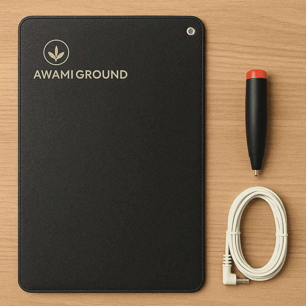 Awami Grounding Mat – Indoor Earthing Mat | 15 ft Cord, Carbon Surface ...