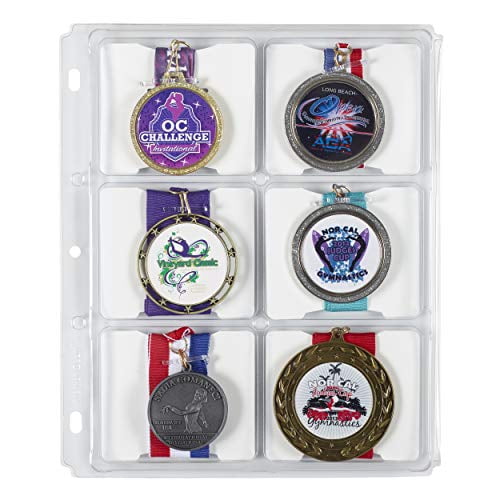 Award Medal Binder Pages Organizer Storage Display for Award Medals - 2 ...