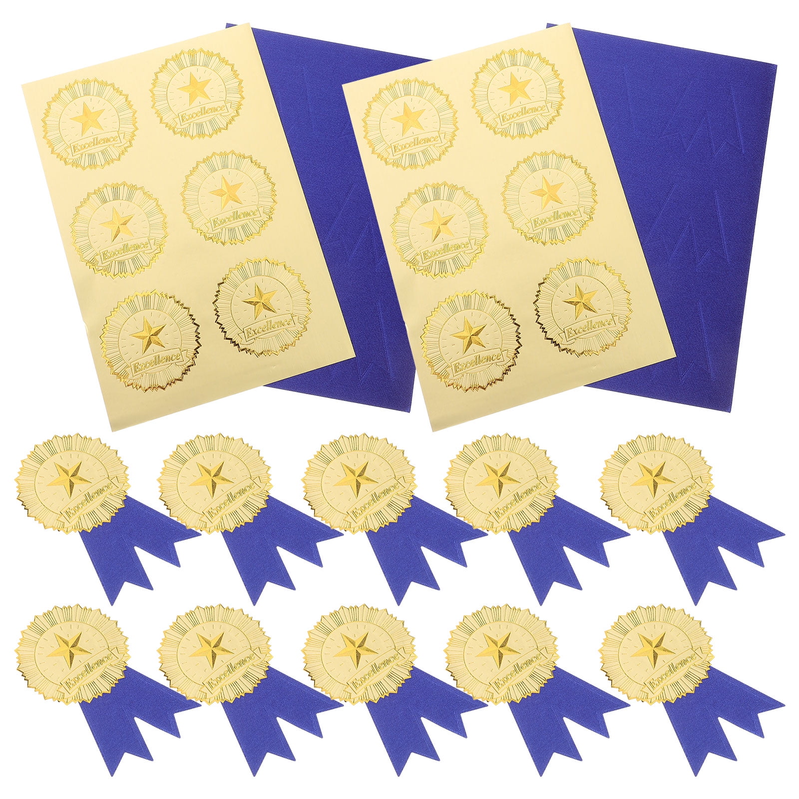 Award Medal Sticker Creative Diploma Medals Stickers Ribbon Tiny ...