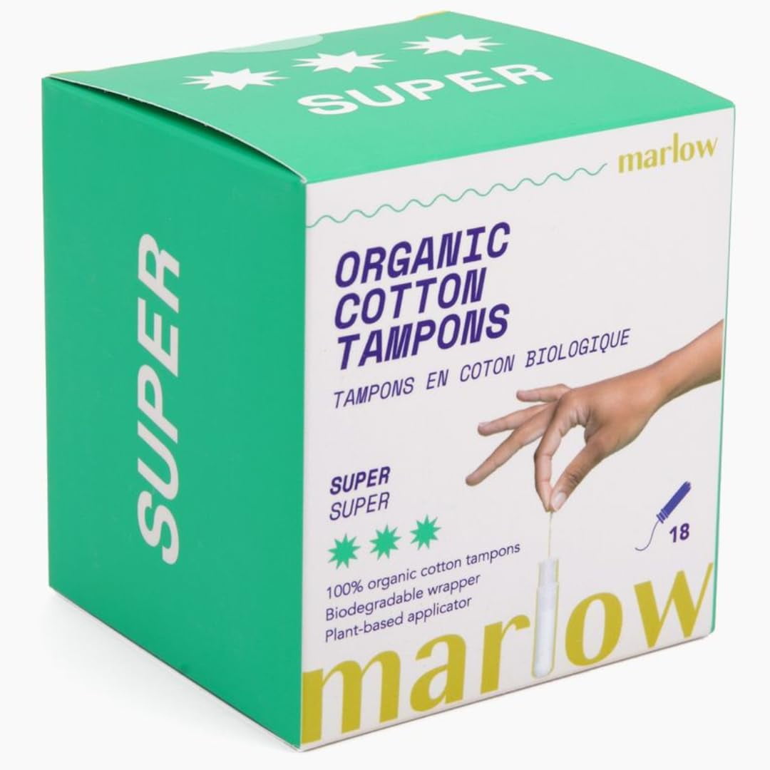 Award Winning 100% Organic Cotton Easy Glide Tampons with Compact Plant ...
