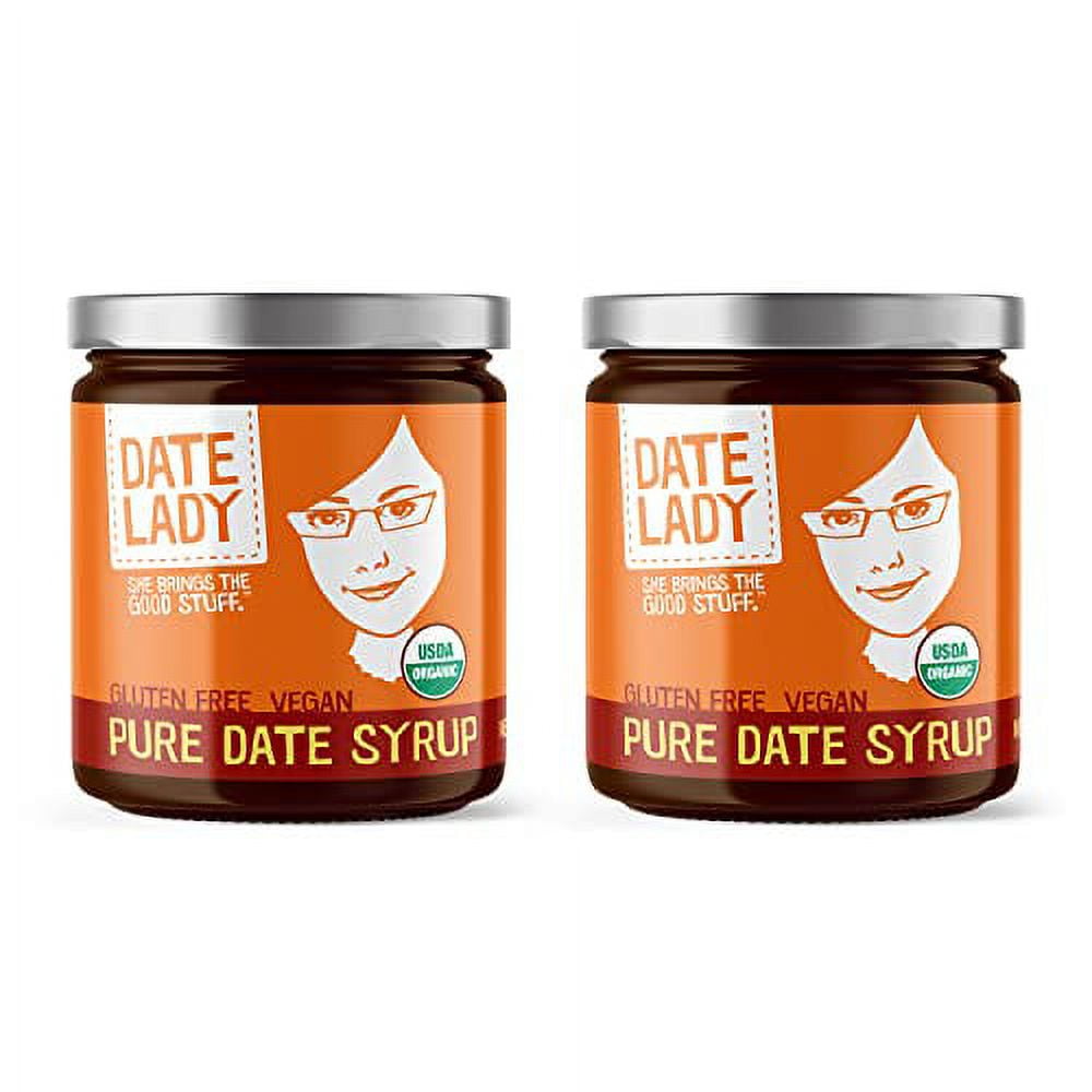 Award Winning Date Lady Organic Date Syrup 12 oz Glass Jar | Vegan ...