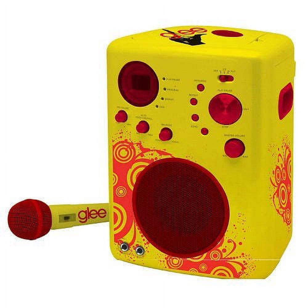 Award Winning Glee Club Yellow Karaoke System Machine Microphone CD ...
