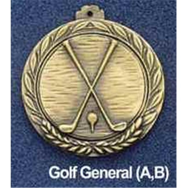 Awards Etc. AGOLFG GOLF GENERAL MEDALLION with RIBBON - Pack of 100 ...