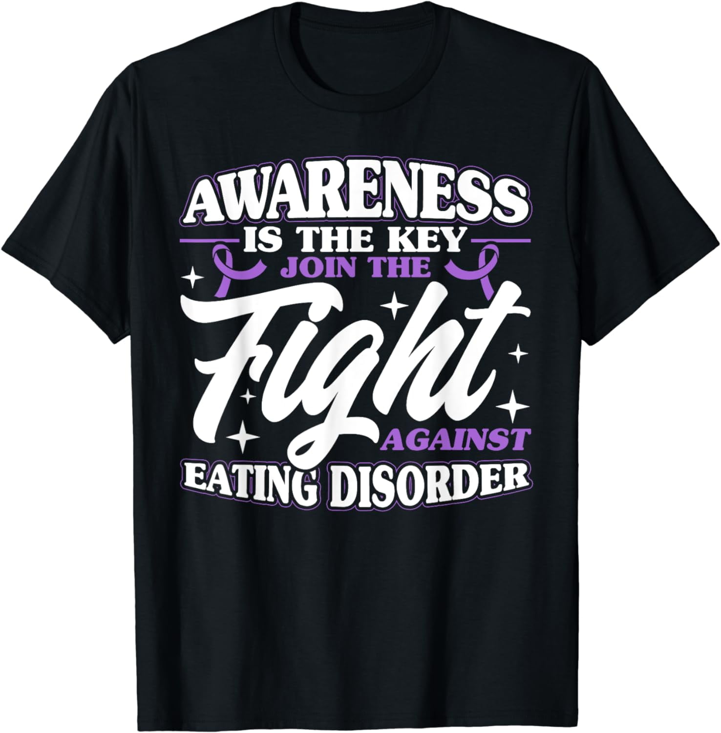 Awareness Is The Key Eating Disorder Awareness T-Shirt - Walmart.com