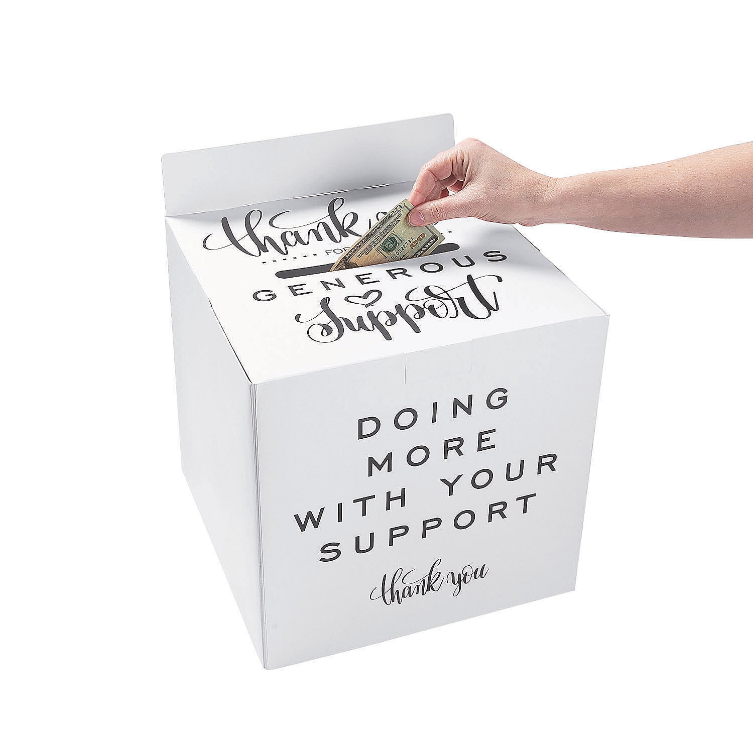 Cardboard Awareness Paper Donation Box - Party Supplies - 1 Piece ...