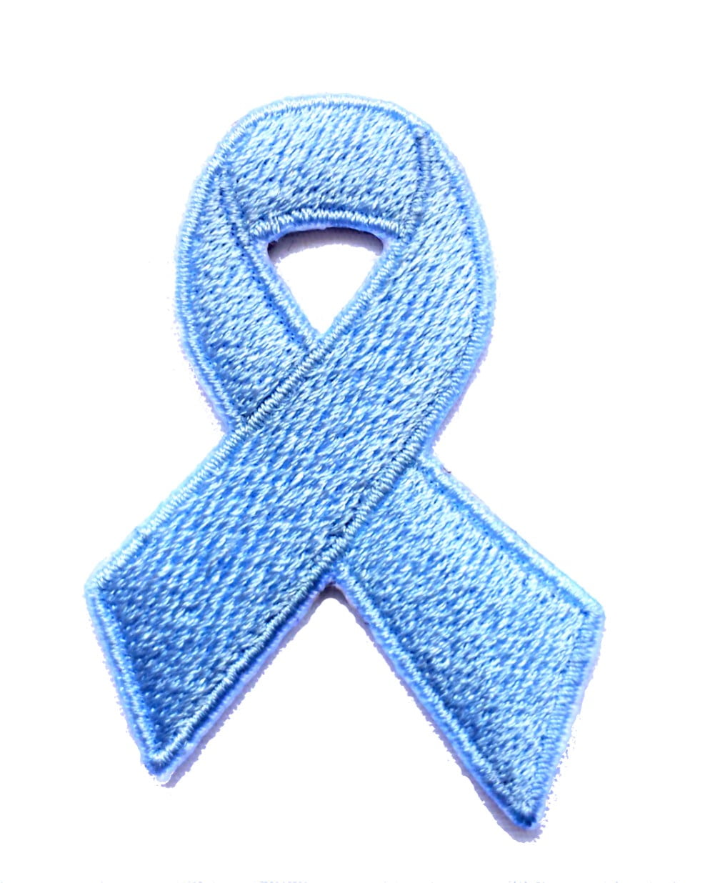 Awareness Ribbon Prostate Cancer Embroidered Sew/Iron On Patch 2.5" x 1 ...