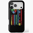 Awareness Ribbon Puzzle Heart Flag for iPhone Case 17 16 15 14 13 12 11 ...