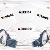 Awareness Ribbon Warrior Shirt Breast Cancer MS Leukemia Support ...